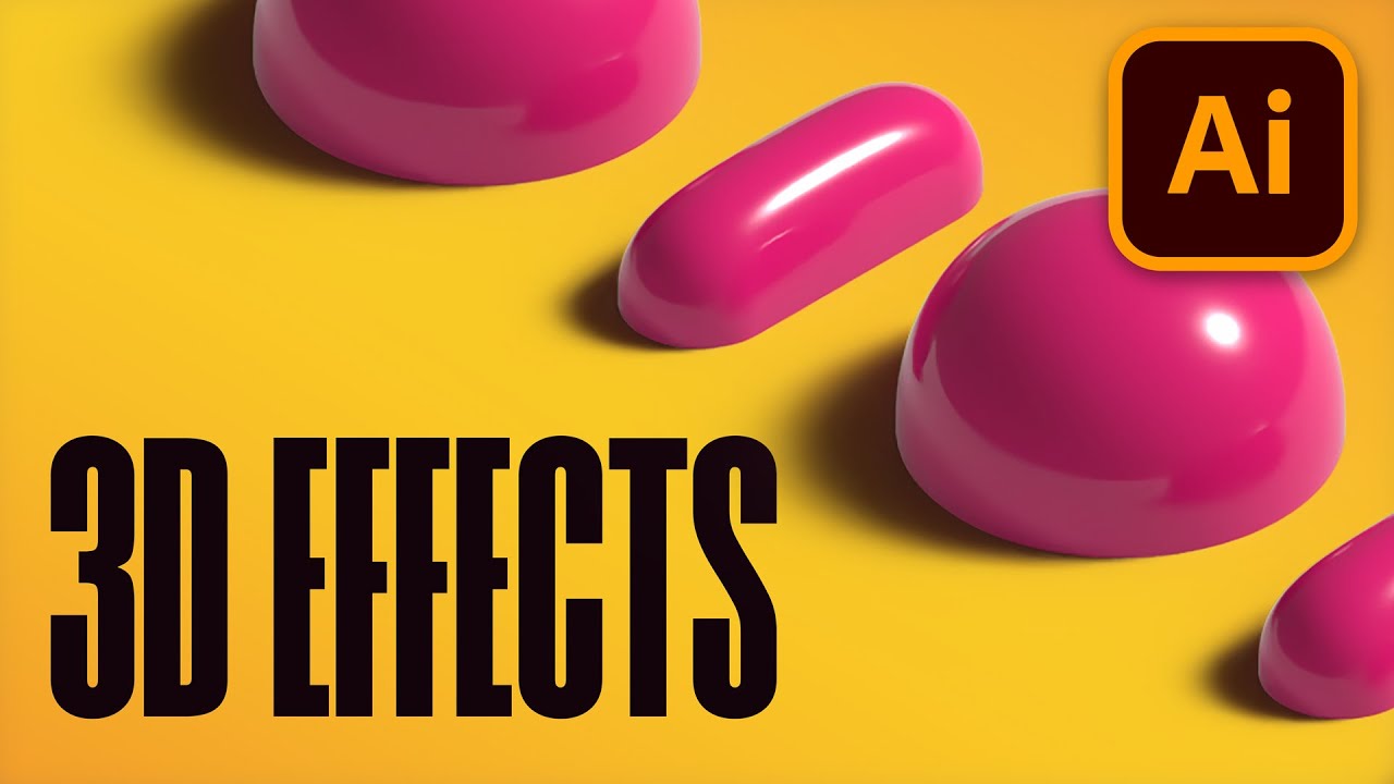 Create REALISTIC 3D Objects In Illustrator GRAFISKweb